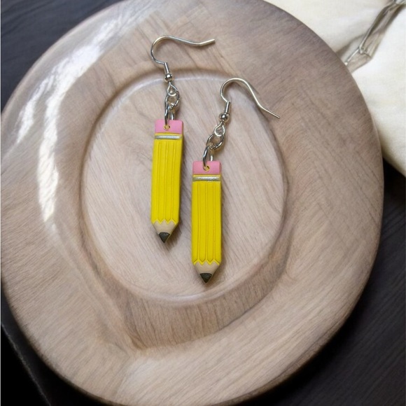 Jewelry | Yellow Pencil Earrings | Poshmark